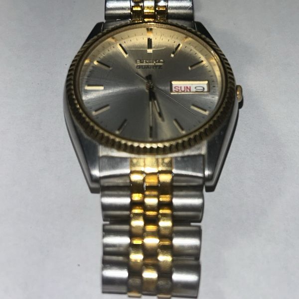 Vintage Seiko Two-Tone Presidential Watch Day Date 7N43-8111 Read Descr. | WatchCharts Marketplace