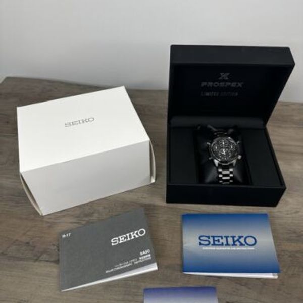 Seiko Prospex World Athletics Speedtimer Limited Edition SFJ007P1 Solar ...