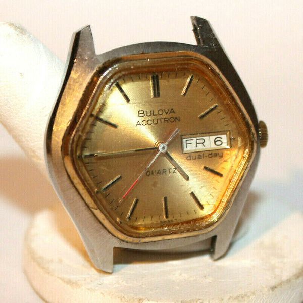 Vintage N7 Bulova Accutron Quartz Mens Watch Repair Parts | WatchCharts ...