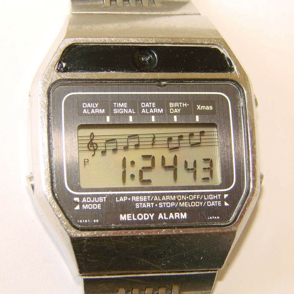 Casio 82H111 Melody Alarm Chrono mod. QW-82, Stainless Steel 1980 Japan ...