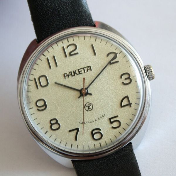 RAKETA (ROCKET) - Beautiful 70' USSR vintage watch-BIG | WatchCharts ...