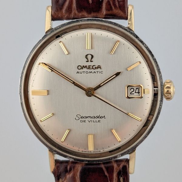 1968 Omega Seamaster DeVille - Sunburst Dial - Cal 563 - KM6068 - 14K ...