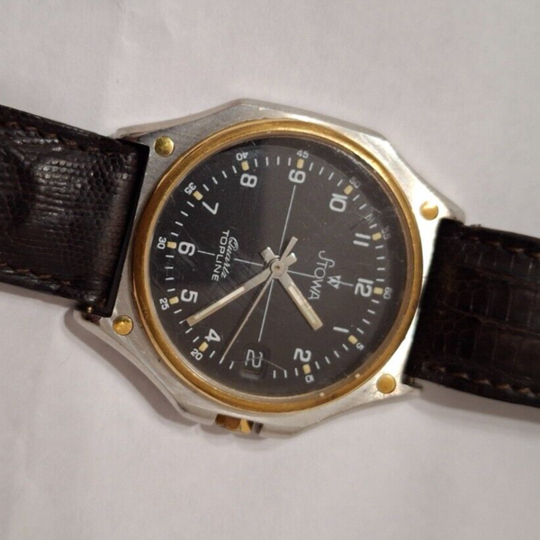 vintage swiss quartz watch Stowa - top line | WatchCharts Marketplace