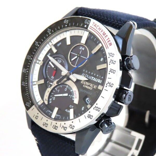 Casio Scuderia AlphaTauri Limited Edition Solar Edifice EQB-1000AT-1AJR ...