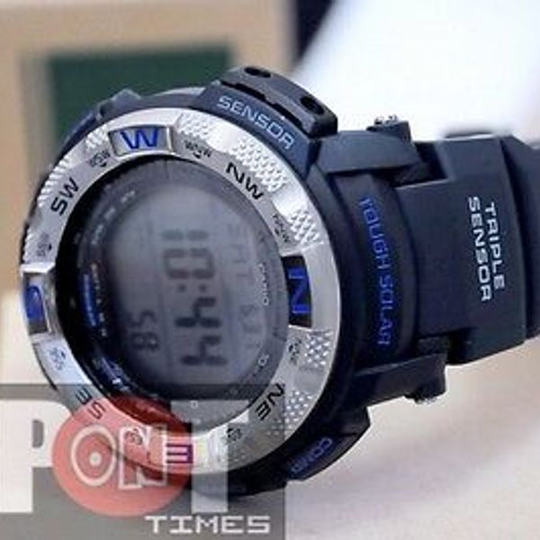 Casio ProTrek Triple Sensor Barometer Solar Powered Men's Watch PRG-260 ...