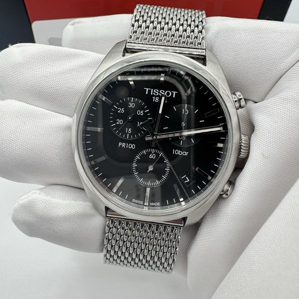 Tissot PR 100 Chronograph Menâ s Watch T101417A | WatchCharts Marketplace