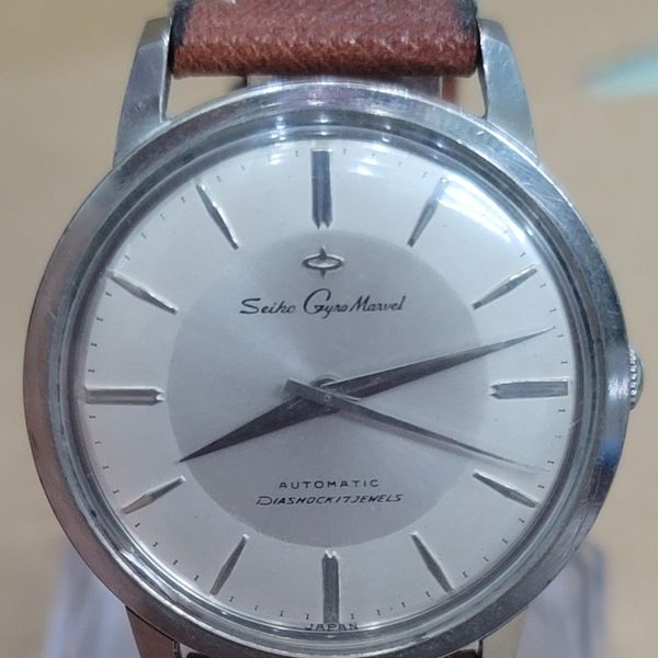 1960S VINTAGE SEIKO GYRO MARVEL 17 JEWELS AUTOMATIC JAPAN MENS WATCH ...