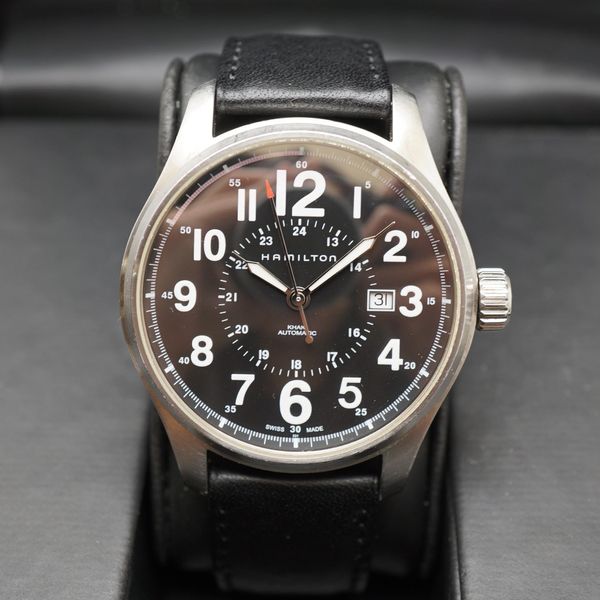 [WTS] Hamilton Khaki Field H70615733 Black Dial Officer Swiss Automatic ...