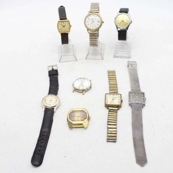 F x8 Vintage Gents Manual Wristwatches, Inc. Puerta, Smiths Empire ...