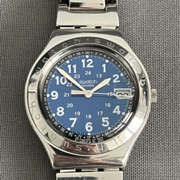 Vintage 1993 Swiss Made Swatch Irony, Stainless Steel, Quartz Watch. | WatchCharts Marketplace