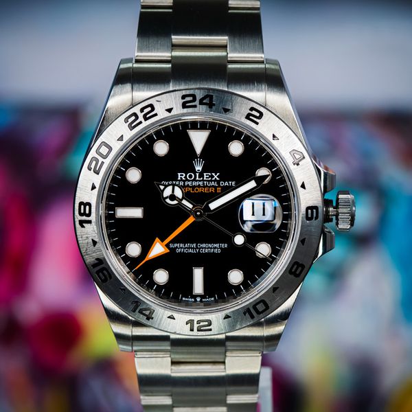 FS: 2021 Rolex Explorer II GMT Black Dial 42mm Stainless Steel BOX ...