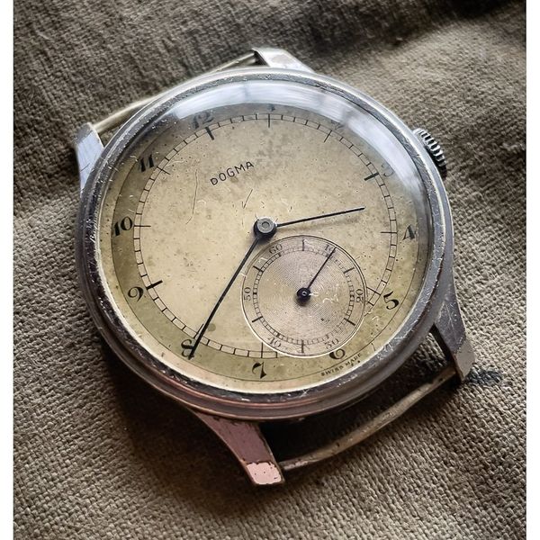 [$325 USD] 1940’ Oversized Dogma Sector Dial Watch | WatchCharts ...