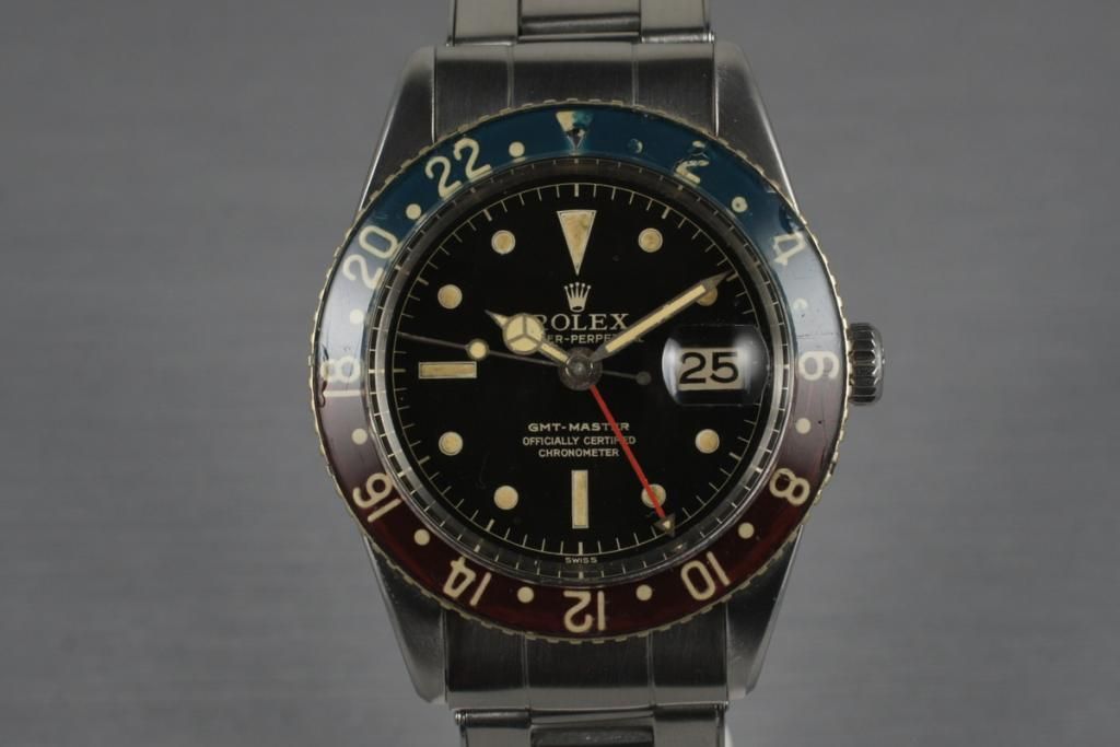 FS: 1955 Rolex GMT Ref: 6542 with Original bakelite bezel | WatchCharts
