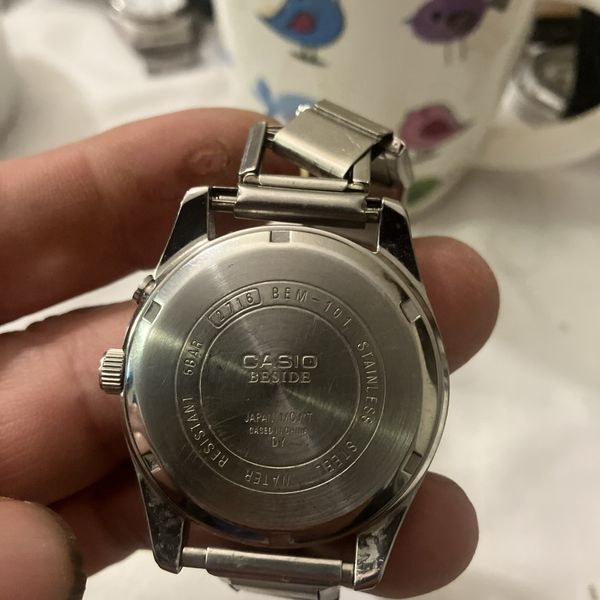 Casio Beside Wr 50 Menâ s Watch | WatchCharts Marketplace