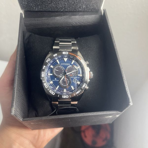 CITIZEN CB5034-58L Men's Eco-Drive Radio Controlled A.T. Chronograph ...