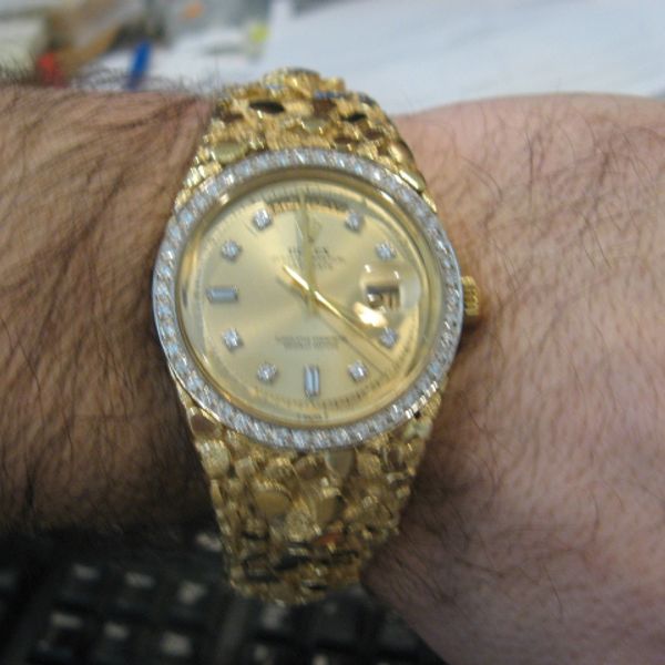 Fs: Rolex 1803 vintage nugget president | WatchCharts Marketplace
