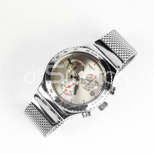 Swatch Irony Chrono - YVS405G - Silverish - Leggermente Usato ...