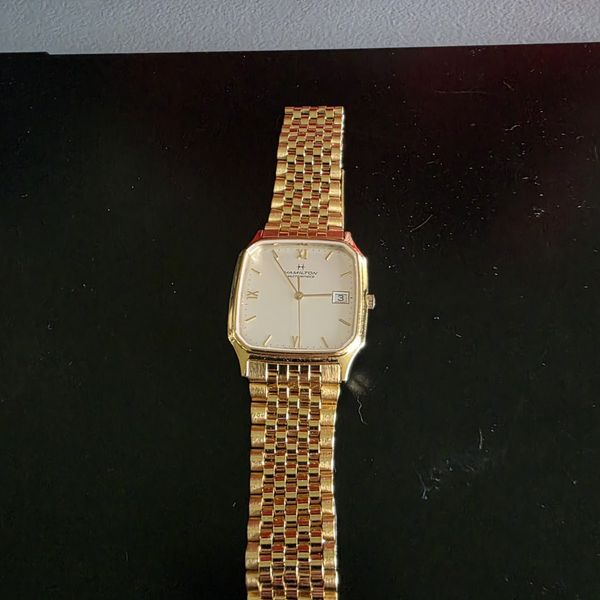 Vintage Hamilton Masterpiece #9742 Gold Watch Brand New | WatchCharts ...