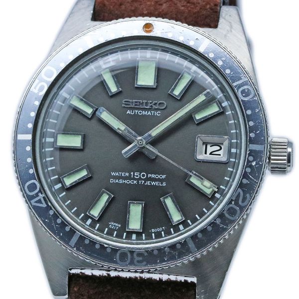 Seiko 6217-8000 62MAS Small Crown Ghost Bezel Cal.6217A ANTIQUE VINTAGE ...