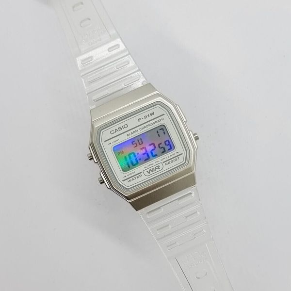 Chameleon â Modified Watch Based on Casio F-91W â White Custom Digital ...