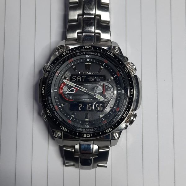 Casio Edifice 5117 M300E Men's Solar Wave Ceptor Watch | WatchCharts ...