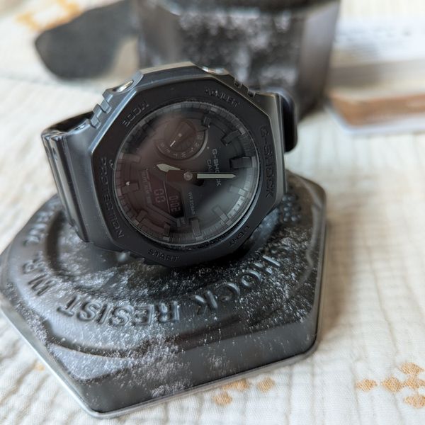 Casio G-Shock GA-2100 1A1ER Black Casioak Watch | WatchCharts Marketplace