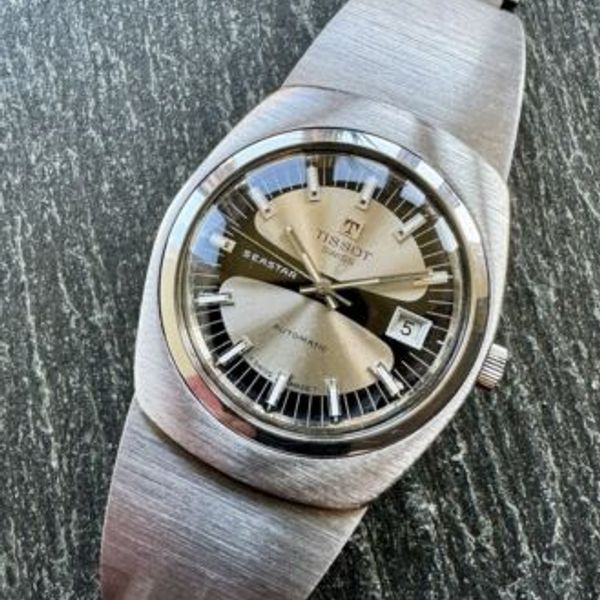 OROLOGIO UOMO AUTOMATICO VINTAGE TISSOT SEASTAR LOBSTER REF:44670-2 C ...