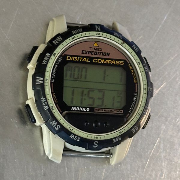 Timex Expedition Digital Compass Watch Men's Indiglo Water Resistant ...