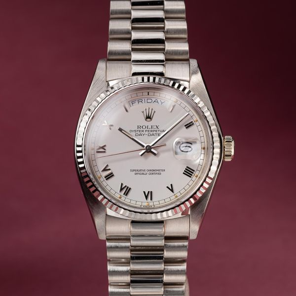 FS: 1983 Rolex Day-Date 18039 White Roman Numeral Dial | WatchCharts