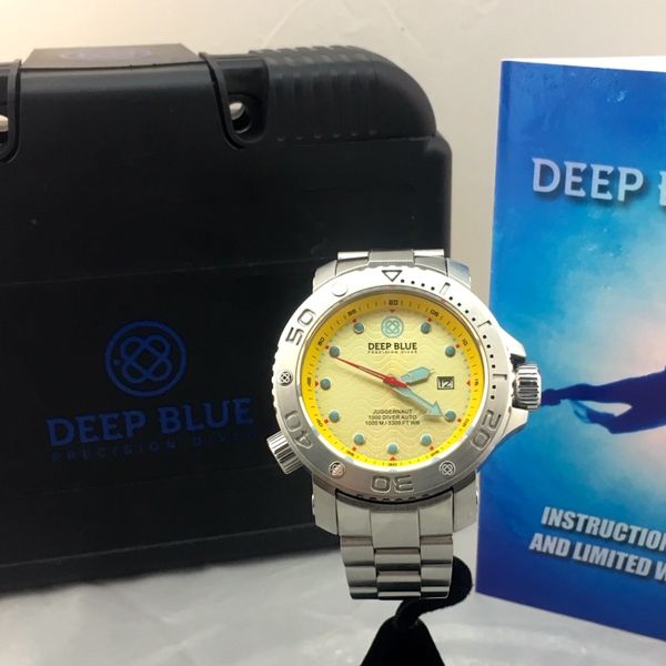 WTS/ Deep Blue Juggernaut 1000 Automatic Yellow Dial | WatchCharts