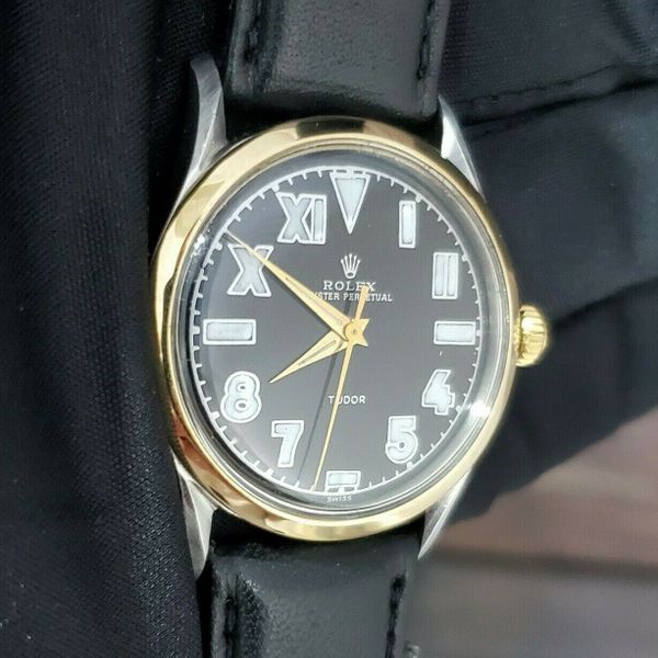 Rolex Oyster Perpetual 34mm Tudor 7967 Auto Prince California Dial ...