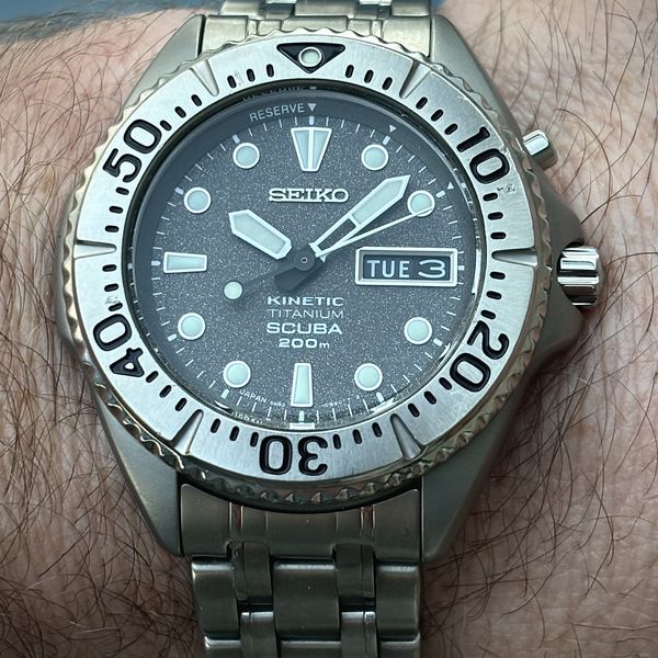 FSOT: Seiko 5M63-0B40 The Grey Ghost 39mm titanium [$375 USD ...