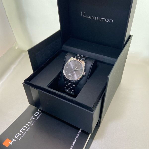 Hamilton Jazzmaster Thinline Men's Watch Quartz H384110 with Box (Mint ...
