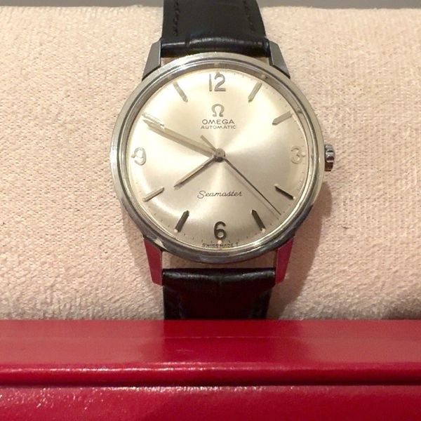 Omega Seamaster 1960s Automatic Vintage Menâ s Watch â 34mm Arabic Dial ...