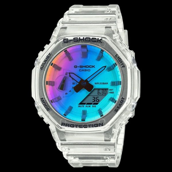 Casio G-Shock Iridescent Color Clear Men Watch GA-2100SRS-7AJF ...
