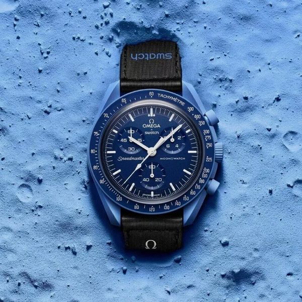 Swatch x Omega Moonswatch Mission To Neptune. Watch - NEW With Box ...
