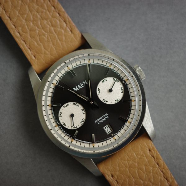 Maen Brooklyn 36mm Triple Calendar ATC.01 | WatchCharts Marketplace