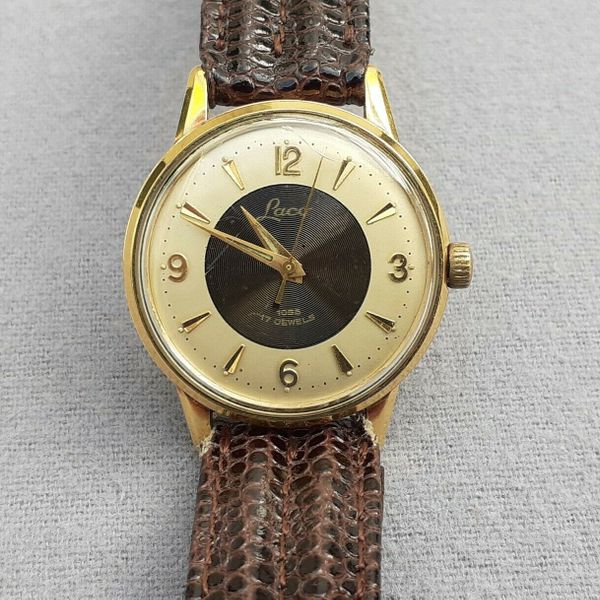 1960´s VINTAGE LACO MEN´S WATCH AUTOMATIC GOLD PLATED MADE IN GERMANY ...