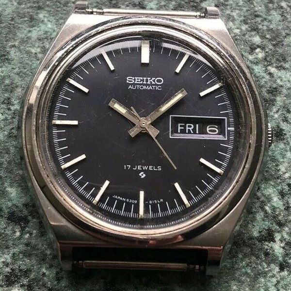 Vintage 1978 SEIKO AUTOMATIC Mens 6309-8300 Day Date Watch working but runs fast | WatchCharts ...