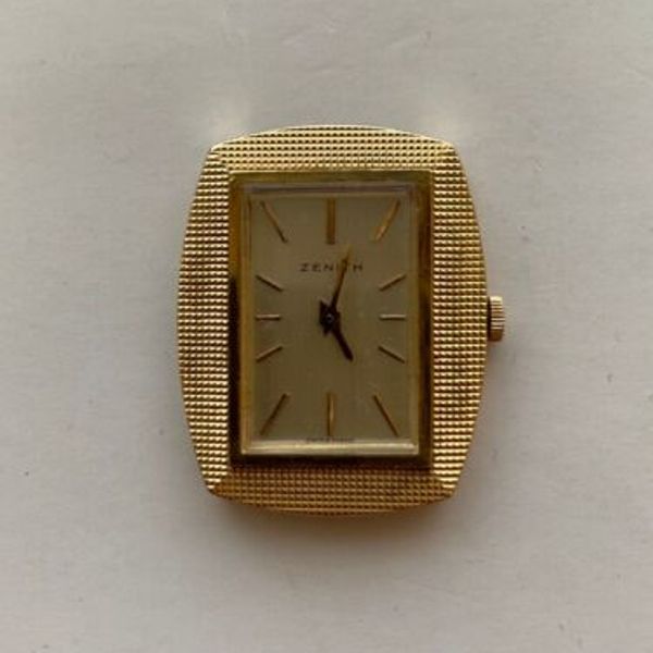 Orologio Vintage Zenith Tank Jumbo In Oro | WatchCharts Marketplace