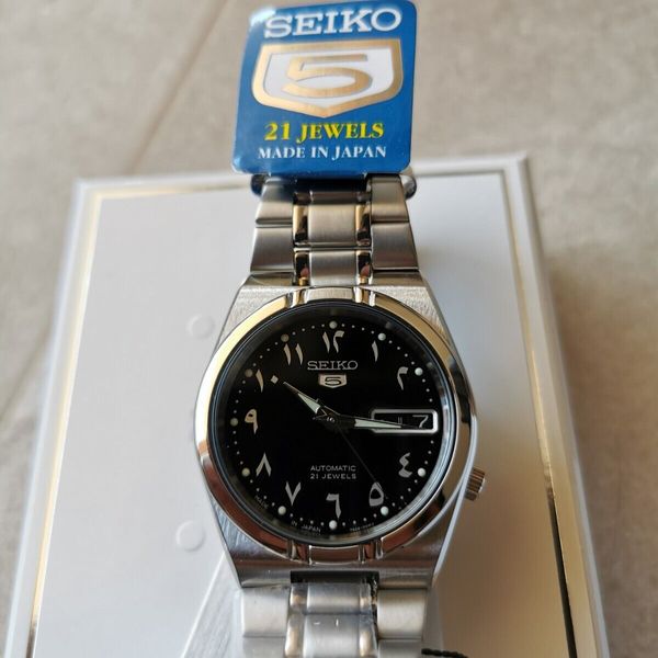 Seiko 5 SNK063J5 Arabic Dial Automatic Watch NEW | WatchCharts Marketplace