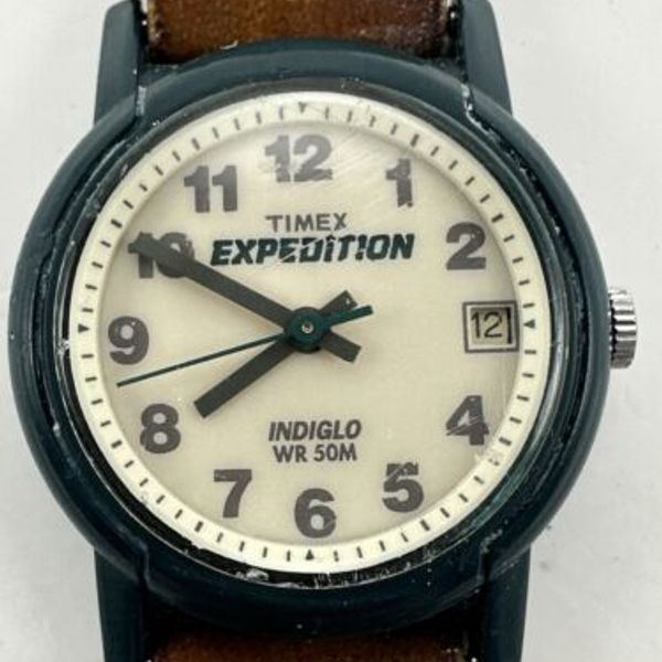 Timex Indiglo Expedition 1999 Ladies Watch New Battery 25MM 7" B66 ...