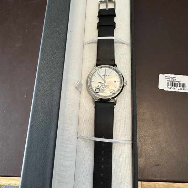 Authentic TIMEX X Peanuts snoopy Easy Rider Marlin Automatic Watch ...