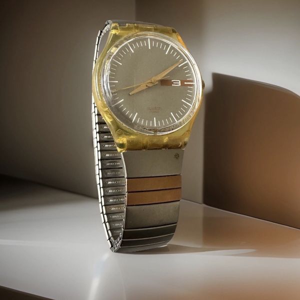Vintage Swatch Quartz Date 8213 Men's Watch-Not Working | WatchCharts ...