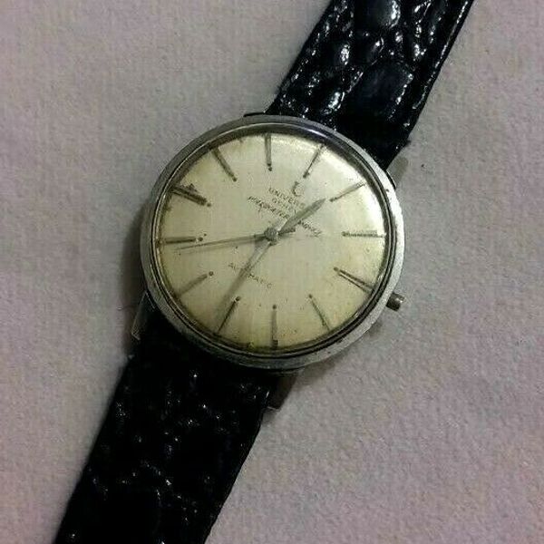 UNIVERSAL GENEVE POLEROUTER COMPACT AUTOMATIC GENTLEMAN'S IN WORKING ...