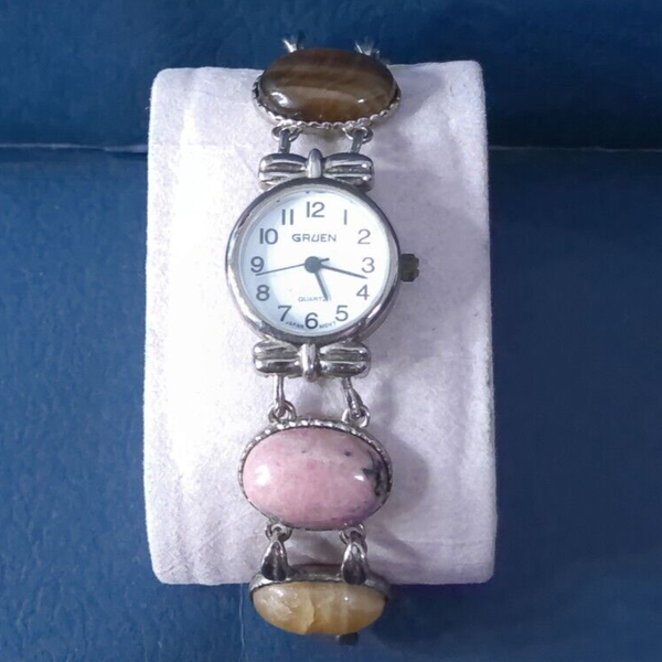 Rare Vintage GRUEN Women's Watch With Colored Stones | WatchCharts ...