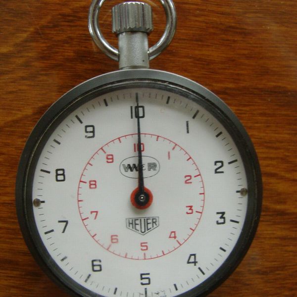 Heuer Leonidas 7710-7 Jewels Movement Vintage Stop Watch Tag Heuer VWR ...