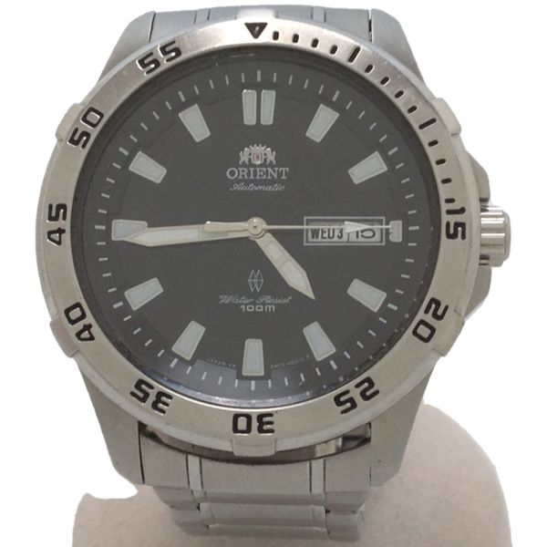 [Used] ORIENT Automatic watch / Analog / Stainless steel / Black x ...