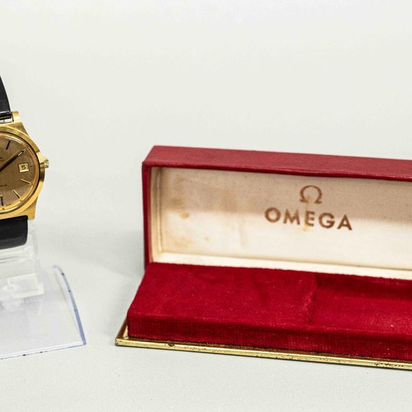 *NEAR MINT w/Case* Vintage OMEGA Geneve Cal.1012 Automatic Gold Men Genuine Belt | WatchCharts ...