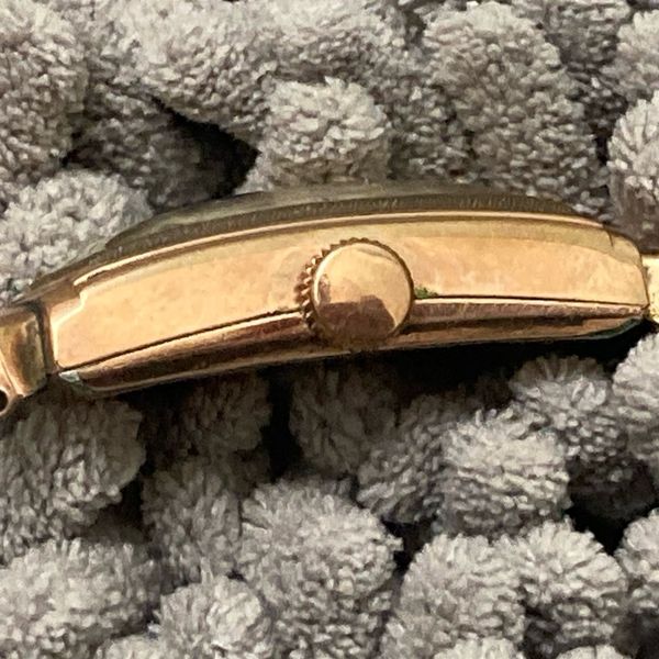 WW II era wristwatch LONGINES WITTNAUER 7TN 10 K RGP SWISS watch FANCY ...